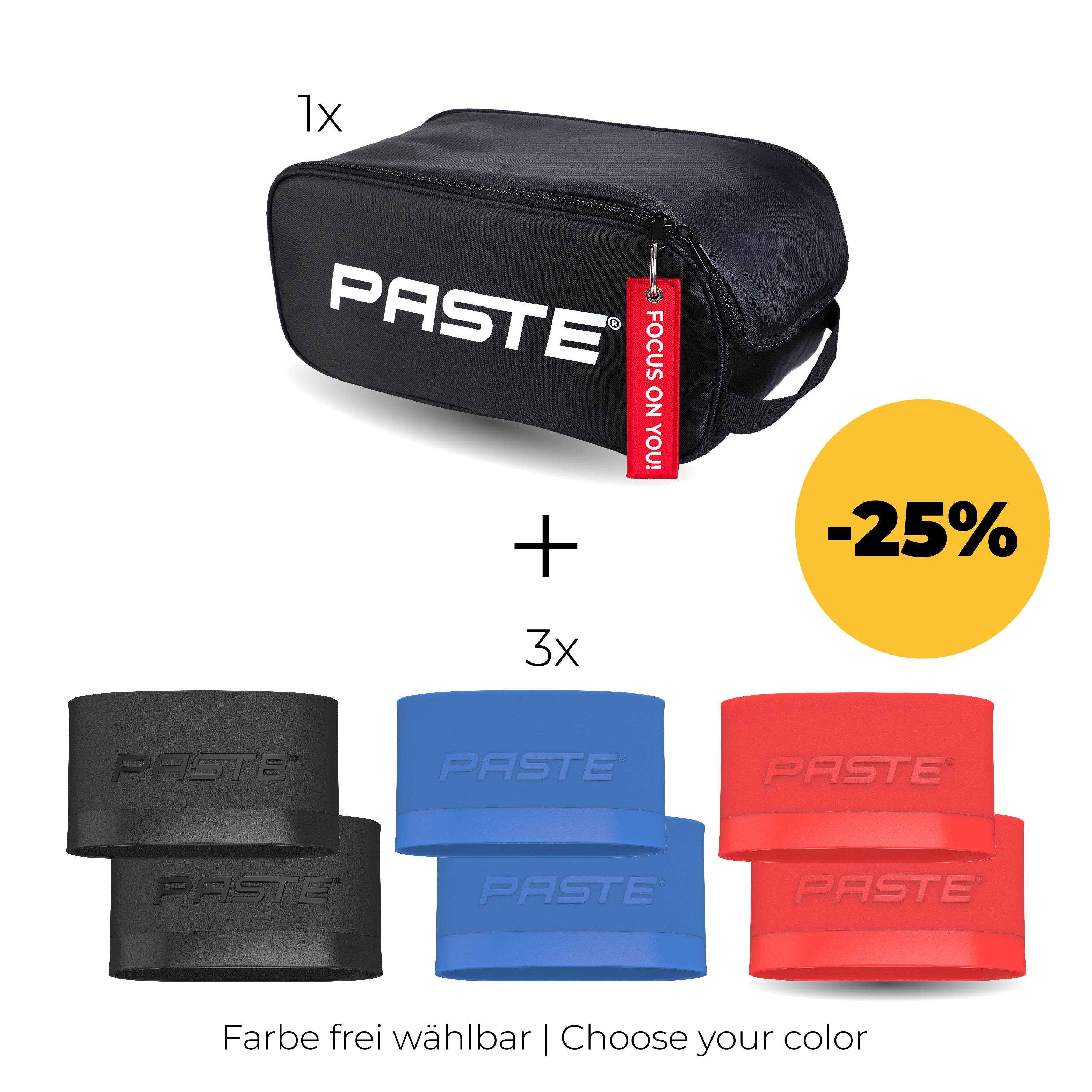 3 Paar Grip Tapes + Aufbewahrungstasche – PASTE®